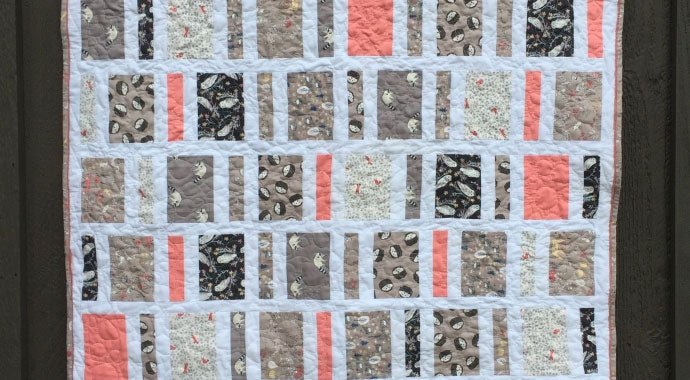 Forest Frolic Baby Quilt — Woven Modern Fabric Gallery