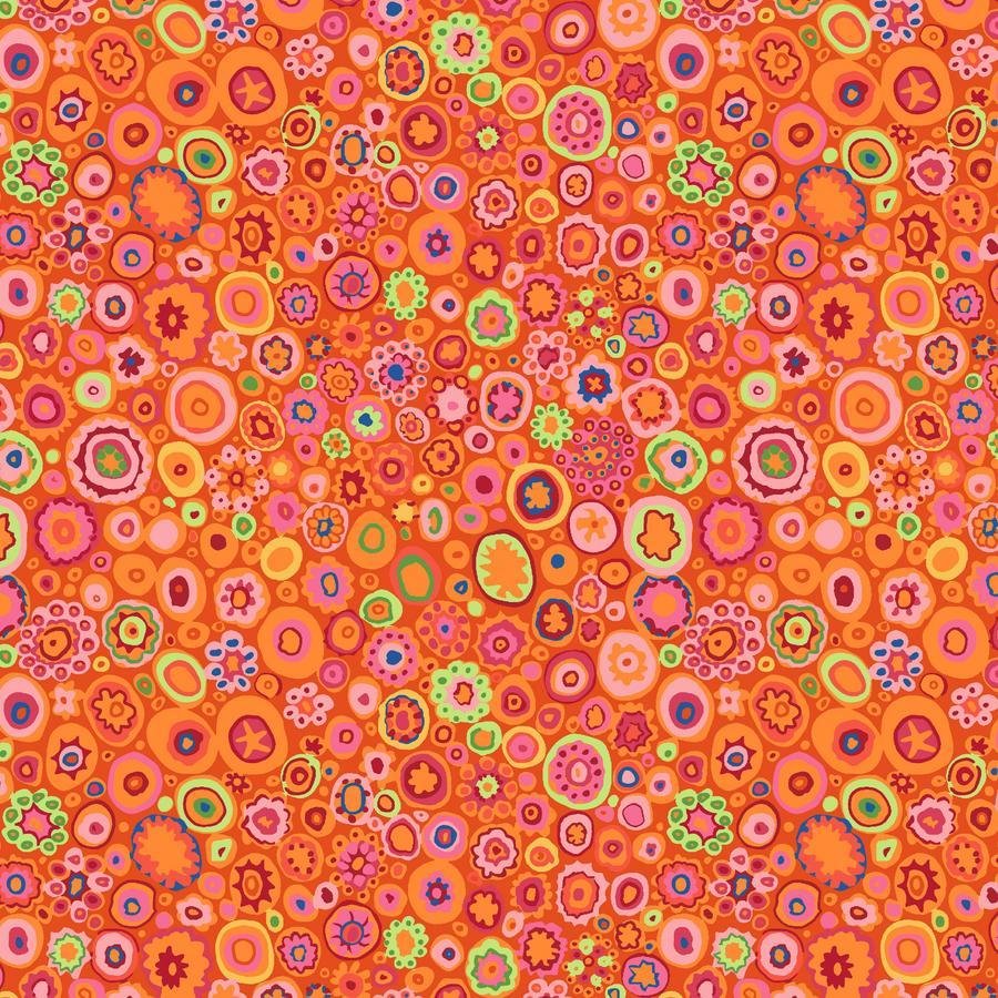Kaffe Fassett Paperweight Red fabric — Woven Modern Fabric Gallery
