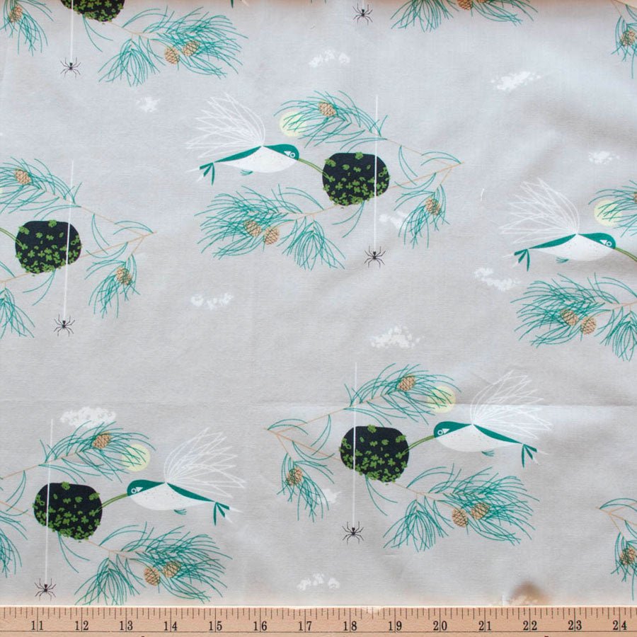 Ruby Throated Hummingbird — Woven Modern Fabric Gallery