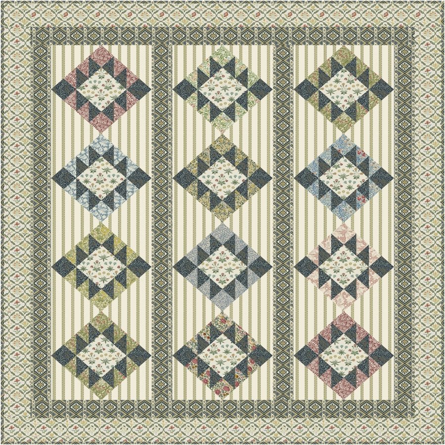 Simple Elegance Quilt Pattern Download — Woven Modern Fabric Gallery